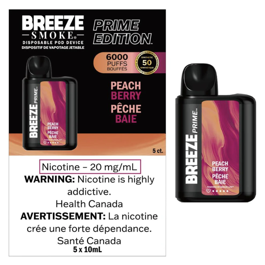 Breeze Prime - Peach Berry – Prime Vape