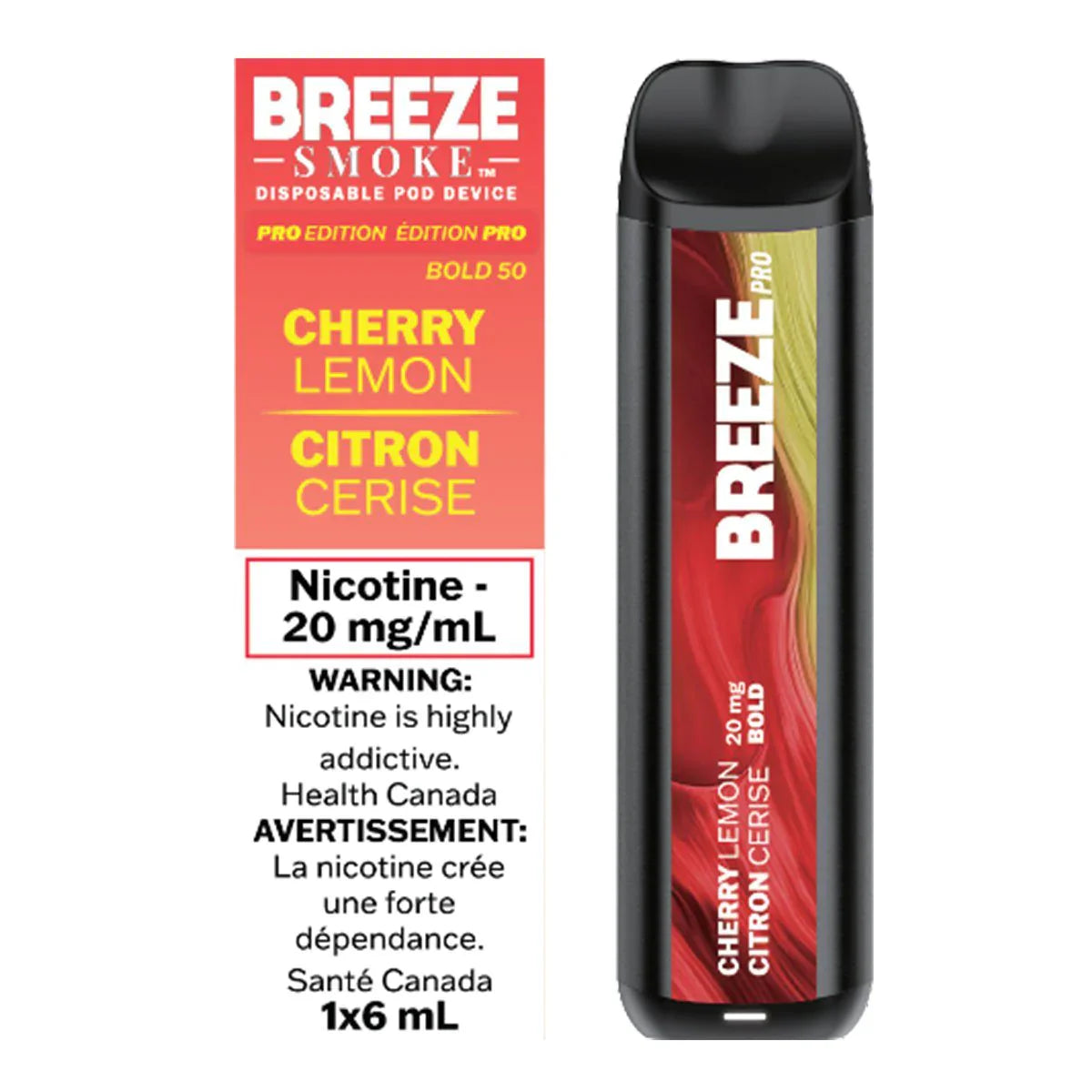 Breeze Pro - Cherry Lemon (PROV) – Prime Vape