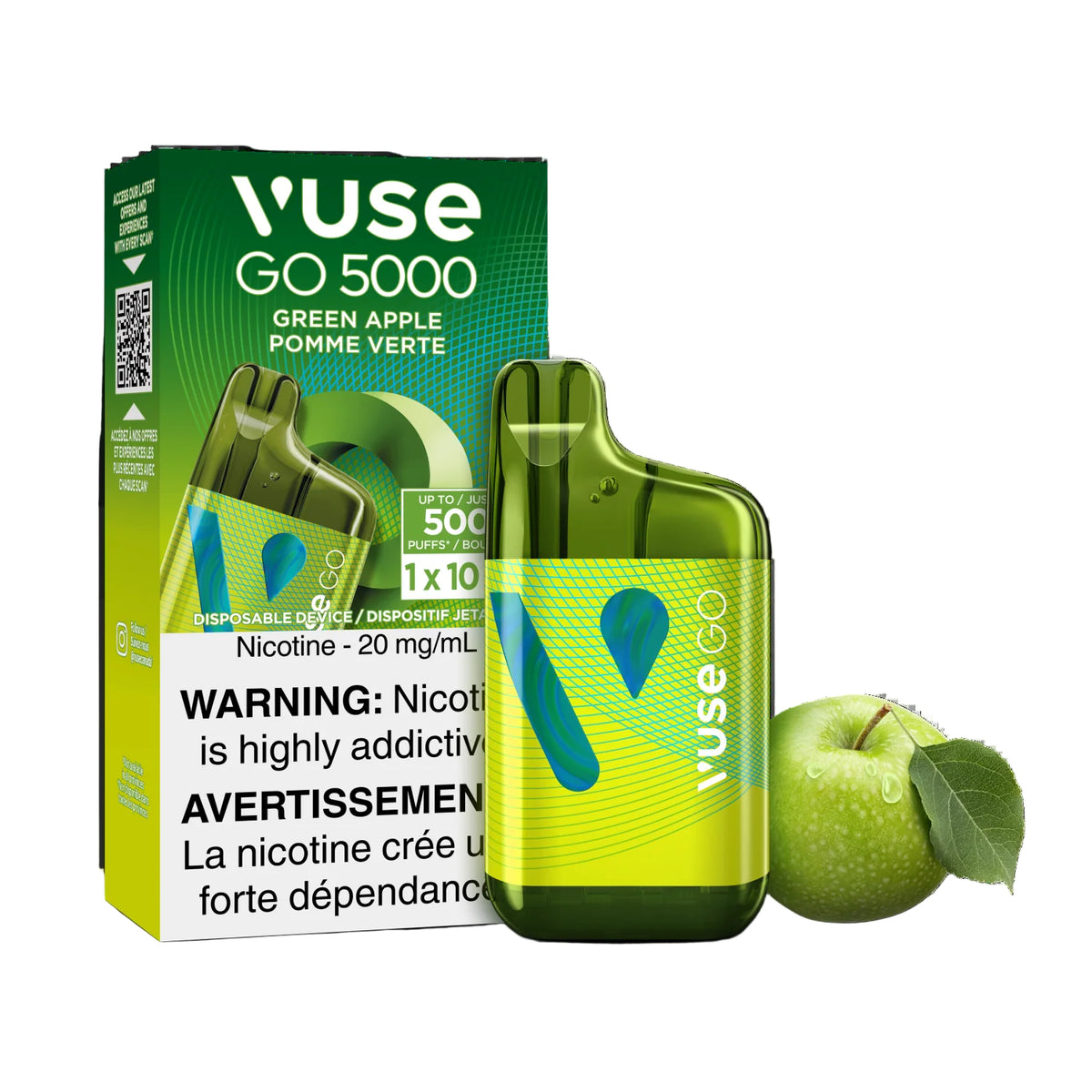 Vuse Go V2 5000 - Green Apple – Prime Vape