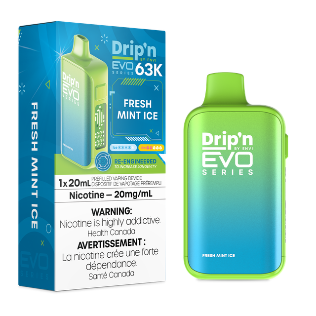 Drip'n Evo 63k - Fresh Mint Ice – Prime Vape