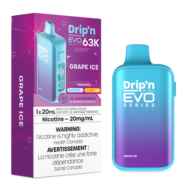 Drip'n Evo 63k - Grape Ice – Prime Vape