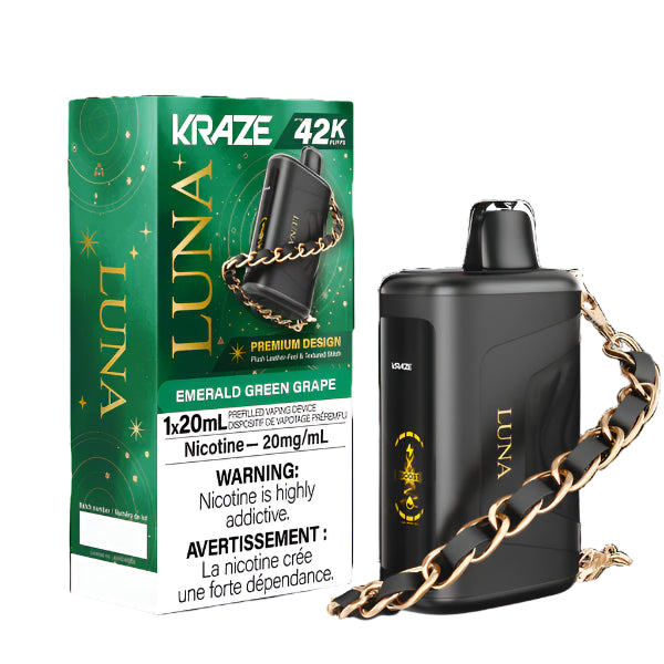 Kraze Luna - Emerald Green Grape – Prime Vape