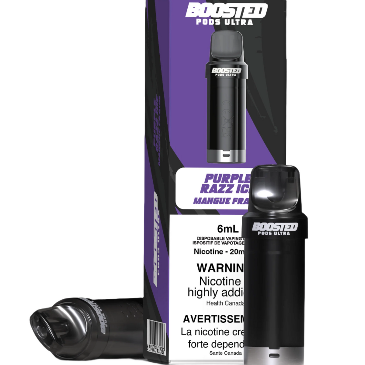 Boosted Pods ULTRA - Purple Razz Ice – Prime Vape