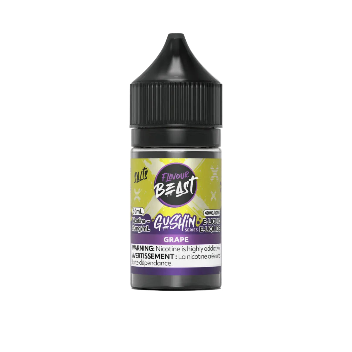 Flavour Beast Gushin Series - Grape 30 ml Salt – Prime Vape
