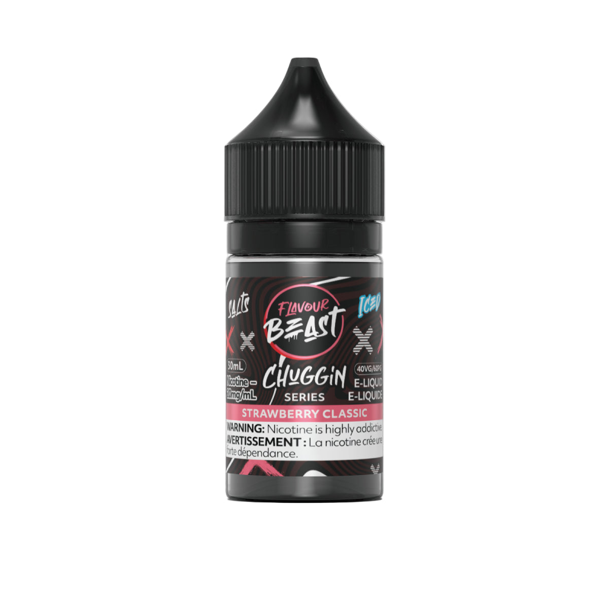 Flavour Beast Chuggin Series - Strawberry Classic Iced 30 ml Salt ...