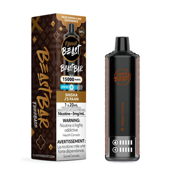 Flavour Beast Beast Bar 15k - Shisha J's Paan Low Ice – Prime Vape